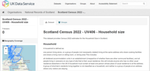 Scottish census 2022 data at the UK Data Service – Data Impact blog